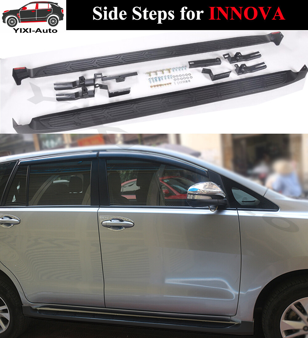 Running Boards Side Steps Pedal Nerf Bar fits for Toyota INNOVA AN140 ...