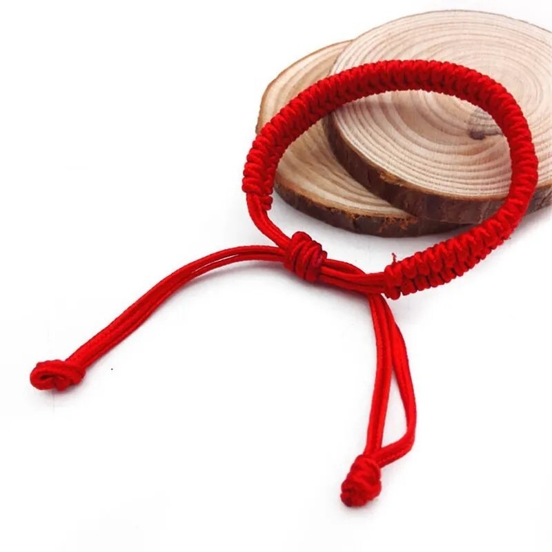 Pulsera Roja Proteccion del Mal de Ojo Buena Suerte Ajustable Modelo ...