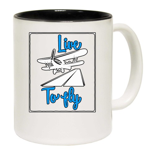 Live To Fly Plane Aviation Pilot - Funny Novelty Coffee Mugs Mug | eBay ...