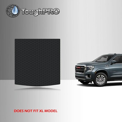 ToughPRO Cargo Mat Black For GMC Yukon Denali 3rd Row Down All Weather ...
