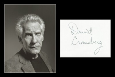 David Cronenberg - Canadian film director - Rare signed card + Photo ...