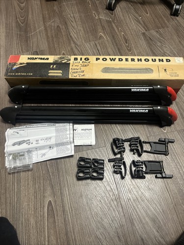 YAKIMA Big Powderhound Ski Snowboard Roof Rack + Mounts & Key | eBay