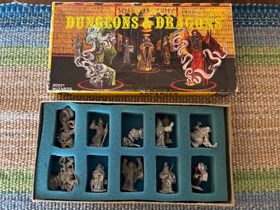 Grenadier Gold Line 25mm #2001 WIZARDS Set AD&D Advanced Dungeons ...