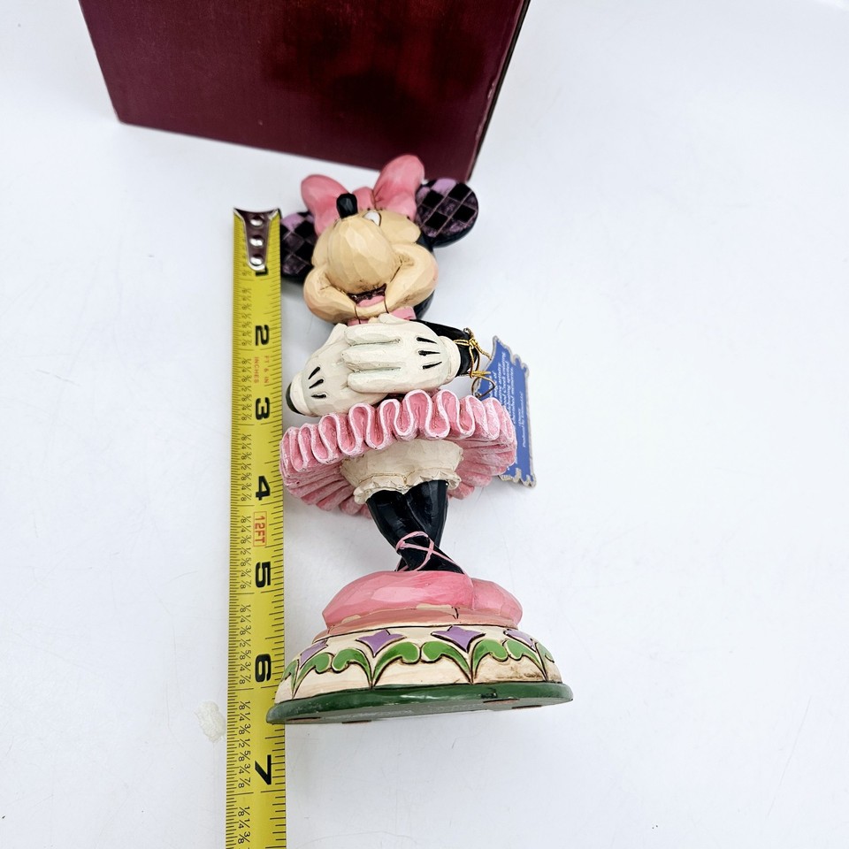 Jim Shore Disney Minnie Mouse Beautiful Ballerina Nutcracker Figurine 7 ...