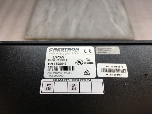 Crestron CP3N 3-Series System Processor Controller *NO Adapter* | eBay