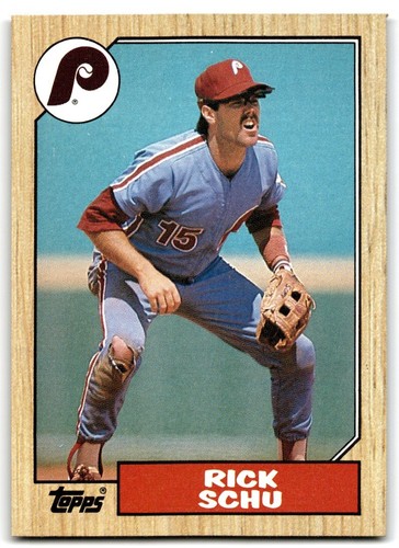 1987 Topps Baseball Cards Rick Schu Philadelphia Phillies #209 | eBay