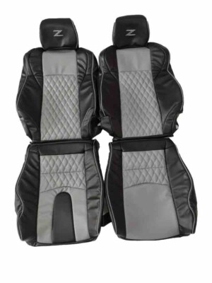 Premium Sports Car Seat Covers for Nissan 350Z 2003-2008 In Synthetic ...
