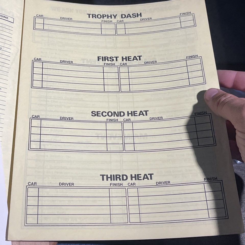 Vintage Colorado National Speedway USAC Midget Race Program | eBay