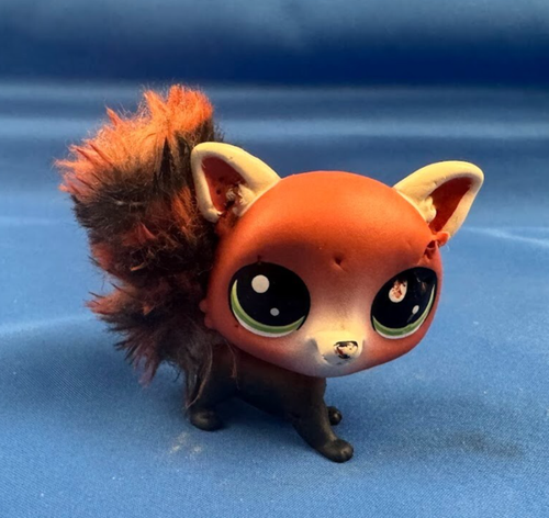 Littlest Pet Shop Red Panda Redley Furrytail #120 LPS Hasbro Figure Fox ...