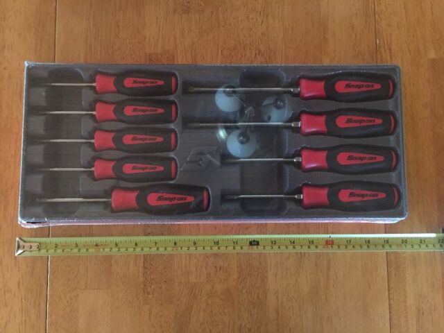 Snap-on 9 pc TORX Instinct Soft Grip Red Screwdriver Set SGDTX90BR for ...