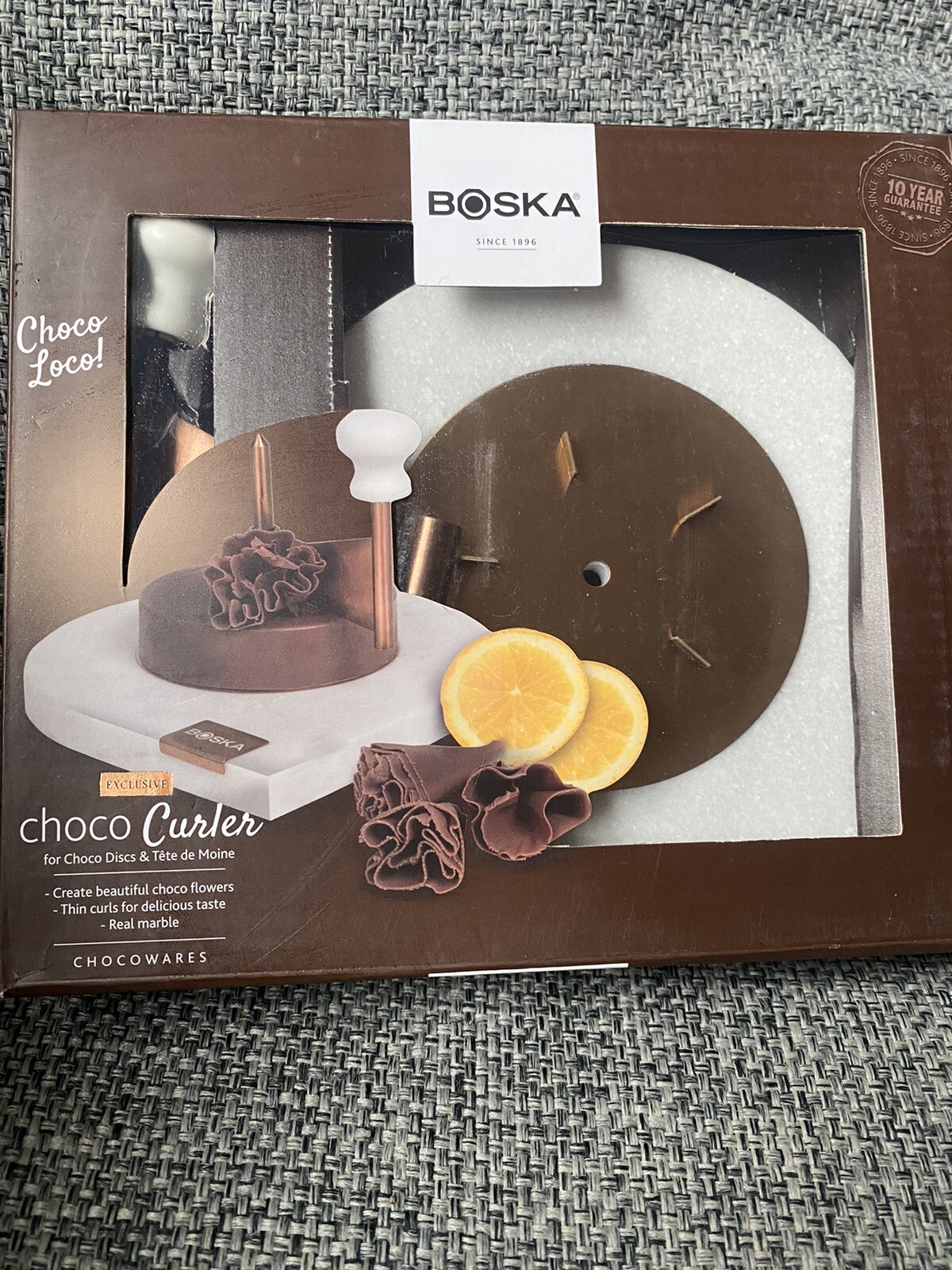 Boska Choco Curler Chocolate Shaver Curls Chocowares Real Marble NIB | eBay