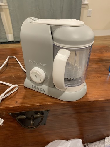 Beaba BabyCook Solo Electric Baby Food Maker Processor, Steamer, Gray ...