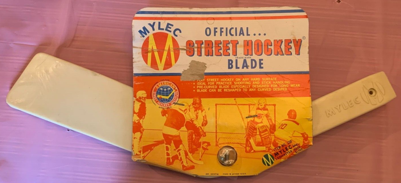 Rare 1960's Mylec Official Street Hockey Blade New Old Stock | eBay