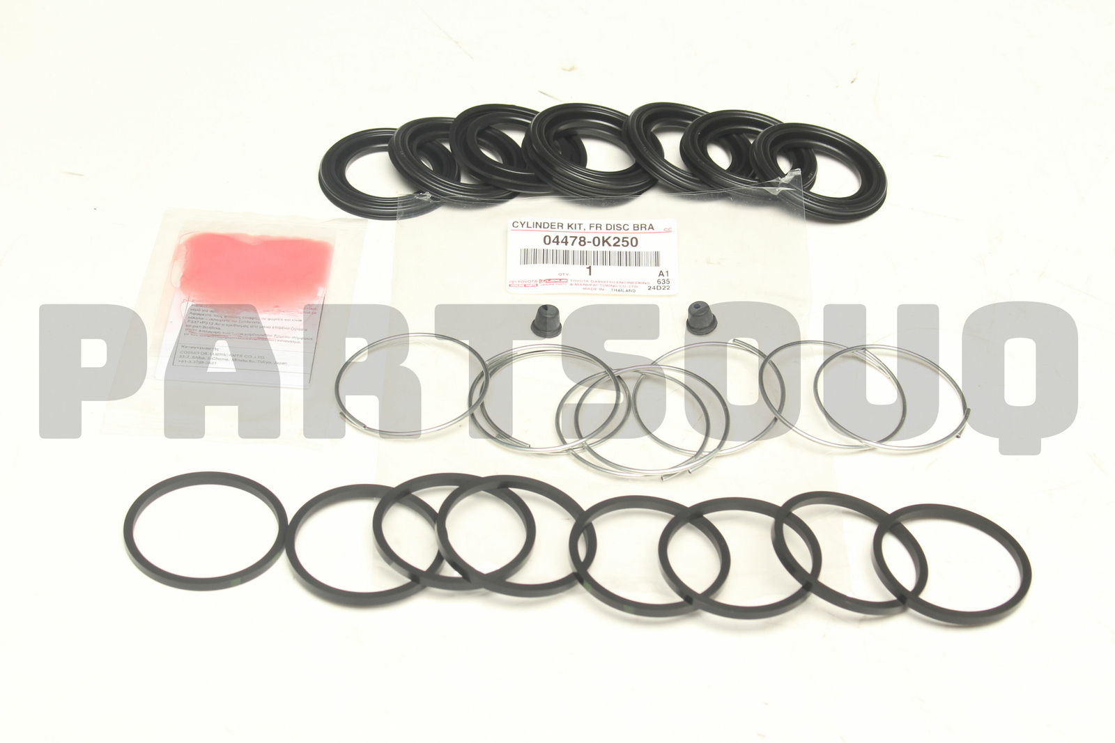 PAIR Genuine OEM Front Brake Cylinder Kit 04478-0K250 Fits 15-up Toyota ...