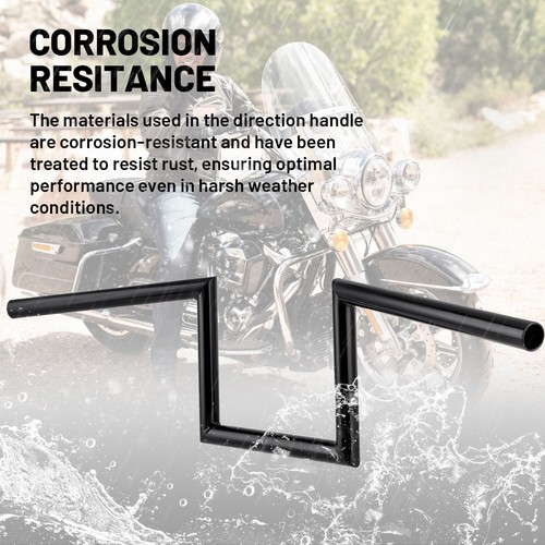 Motorcycle 1" Z-Bar 8" Motorcycle Handlebar Drag Z Bar For Harley ...