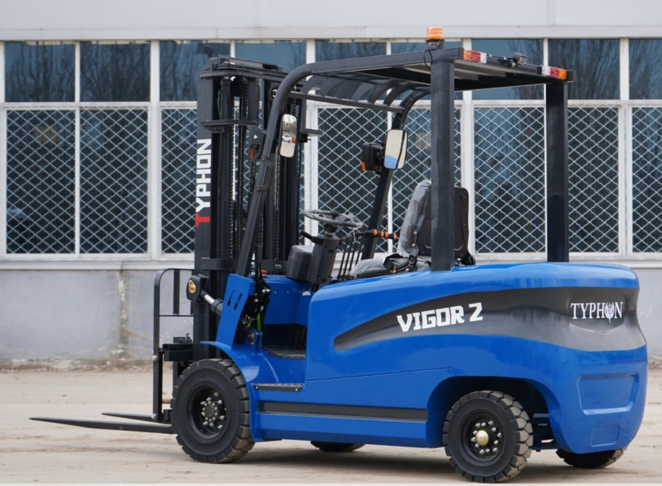 New TYPHON VIGOR 2 Blue Electric Forklift 4400lbs Lifter Lift Truck ...