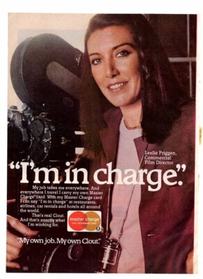 vintage 1970s mag print ad MASTER CHARGE credit card My own job. My own ...
