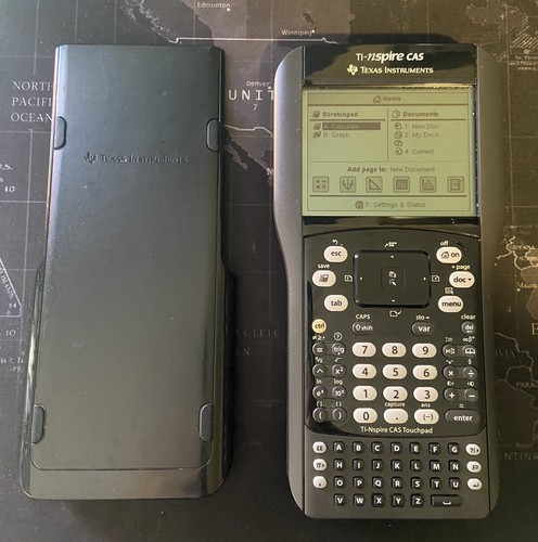 Texas Instruments TI Nspire CAS / CX Calculator Black Tested & Working ...