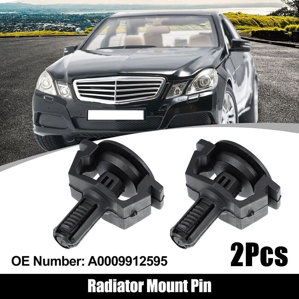 Radiator Support Radiator Mount Pin 1.81"x1.61"x1.18" 2Pcs Black ...