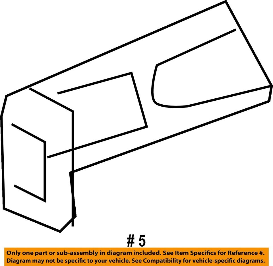 GM OEM 17-23 XT5 Fender Structural Components Rails-Front Panel Bracket ...