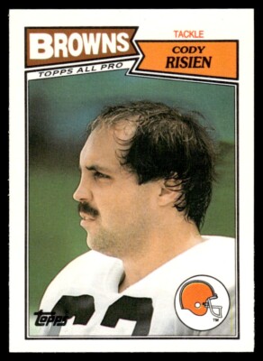 1987 TOPPS AMERICAN/UK CODY RISIEN E CLEVELAND BROWNS #23 | eBay