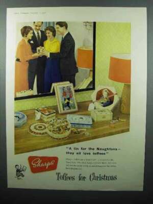 1956 Sharps Toffee Candy Ad - They All Love Toffees | eBay