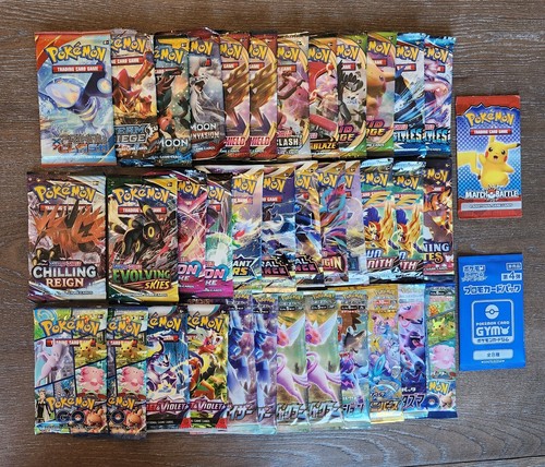 Pokémon 36 Booster Pack Lot Primal Clash XY Sun & Moon SWSH Specialty ...