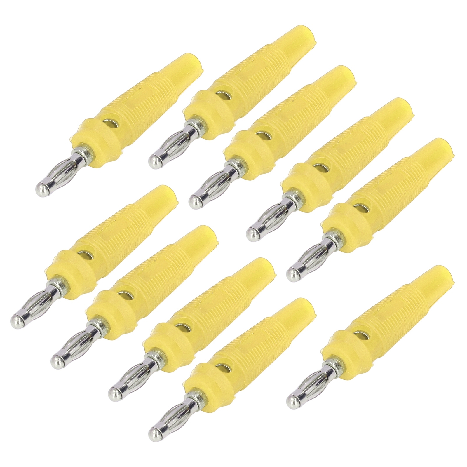 (yellow)4mm Banana Plug Connector Banana Socket Terminal Widely Used ...