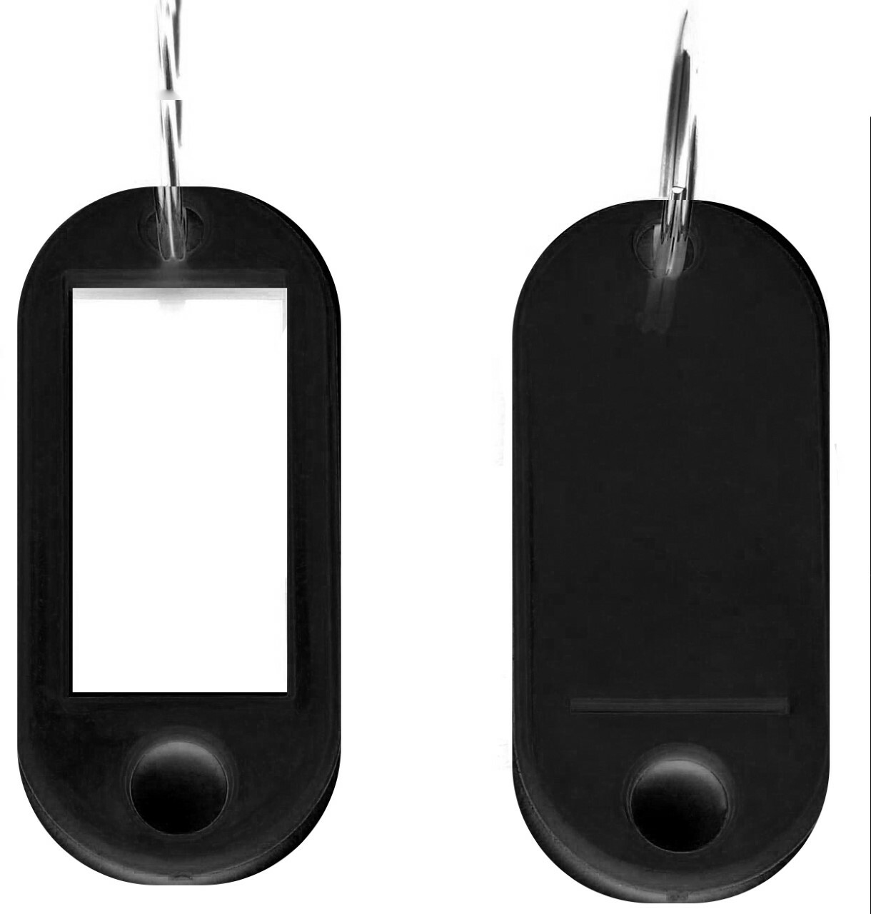 VAN DER LINN PLASTIC KEY TAGS KEYRING ID LABEL FOB CHOOSE YOUR OWN ...