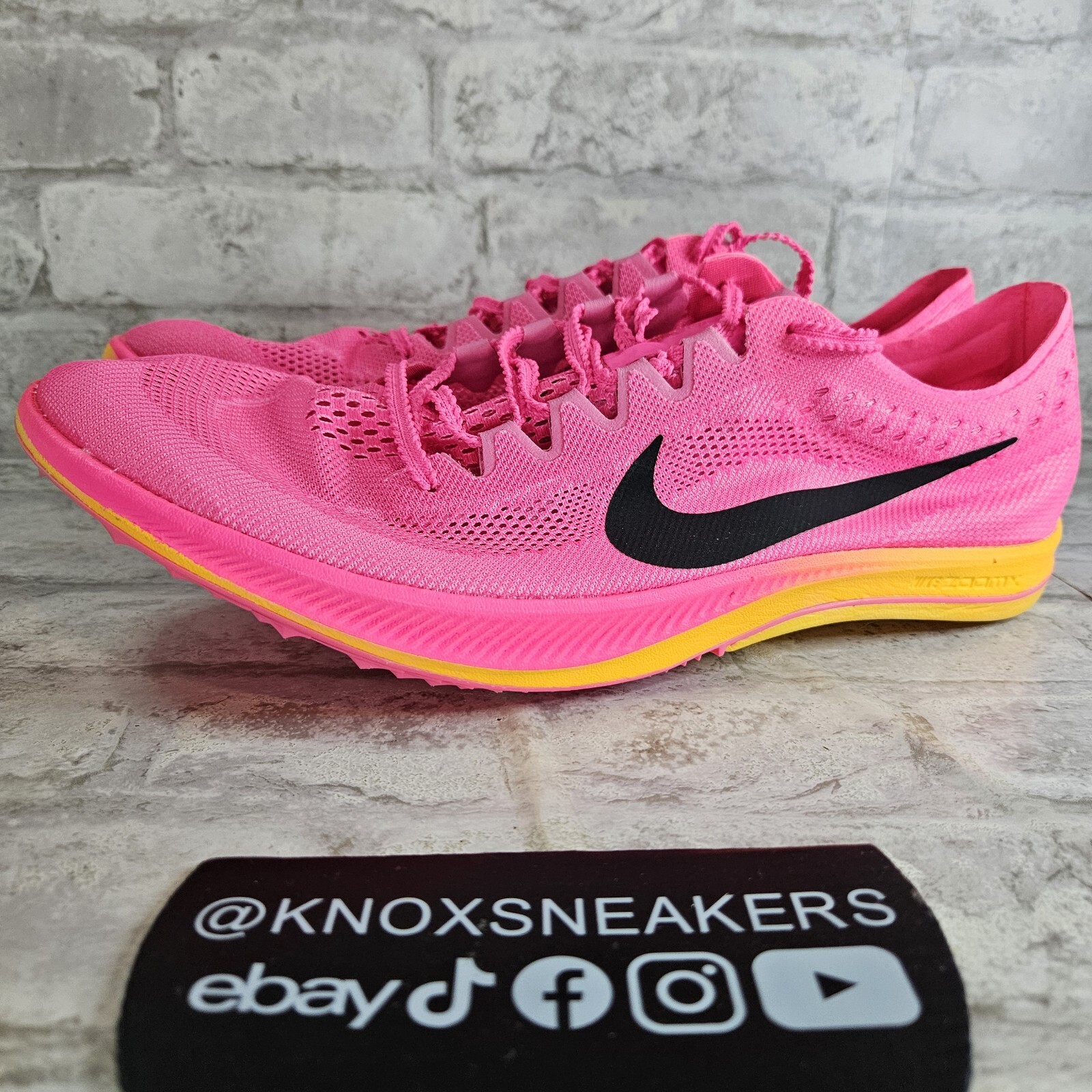 Nike ZoomX Dragonfly Hyper Pink Orange Track & Field CV0400-600 Men's ...