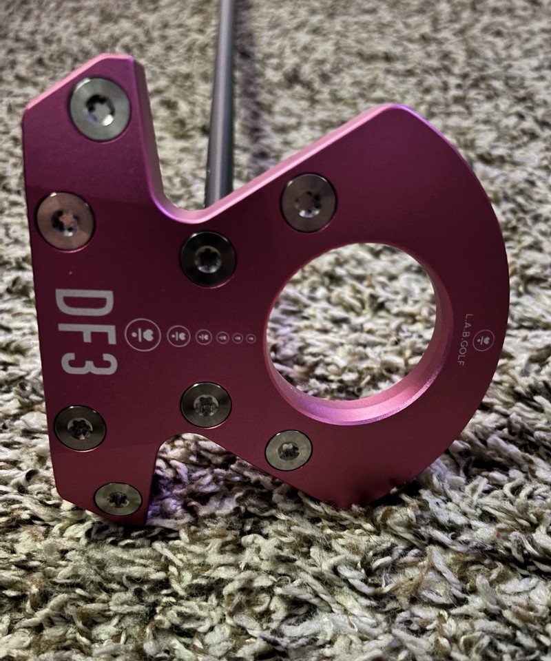 L.A.B Golf df3 34” Pink putter w/ black accra shaft and white grip | eBay