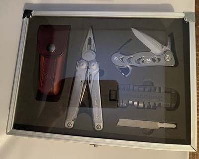 LM81 Leatherman Surge Stainless + C308 W/ file Sheath Bits In Metal ...