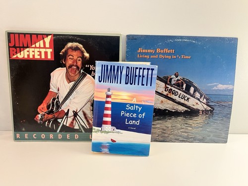 Jimmy Buffett Lot – 2 Records + Hardcover Book For Parrotheads and ...