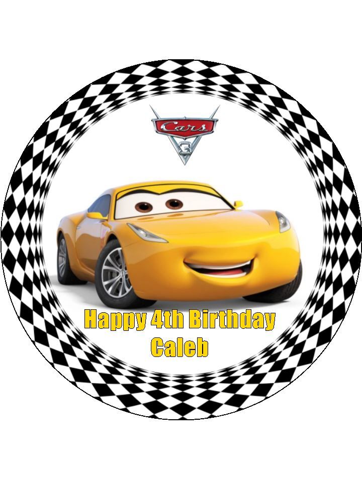 Cruz Ramirez Disney Cars Cake Topper Birthday Cake Decorations | eBay