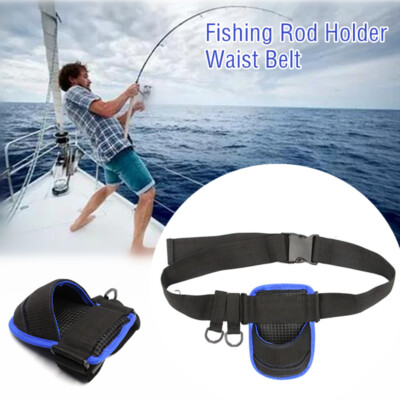 Fishing Rod Holder Waist Belt Light Fishing Fight Belt Sea Fishing Rod ...