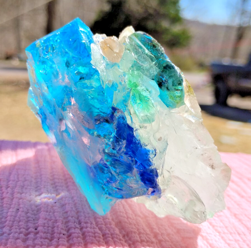 glass rock slag aquarium landscape rocks sea glass colorful slag glass ...