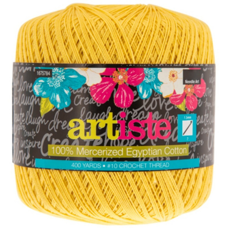 Artiste Cotton Crochet Thread #10 Various Colors! New! Price Per Skein ...