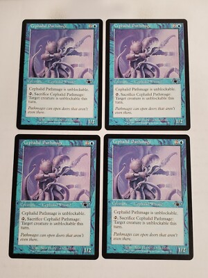 MTG Playset 4x Cephalid Pathmage (Legions/Blue/C) - BGM | eBay