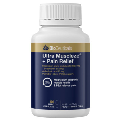 BioCeuticals Ultra Muscleze + Pain Relief 56 Capsules Magnesium ...