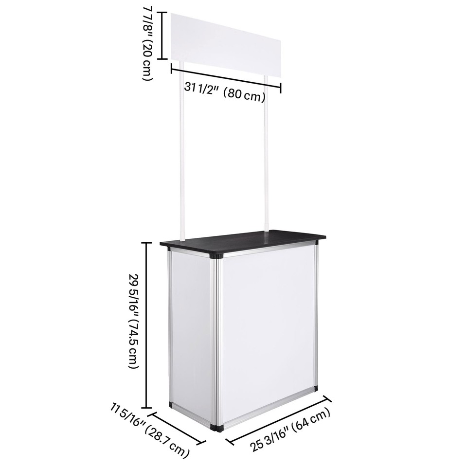 InstaHibit Popup Promotion Counter Booth Display Banner Stand Tradeshow ...