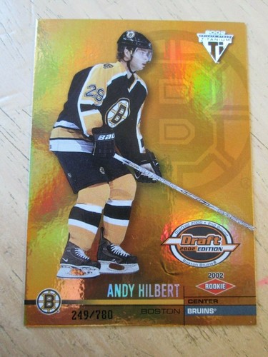 2001-02 TITANIUM HOCKEY, DRAFT DAY EDITION, SP 249/780, ANDY HILBERT ...