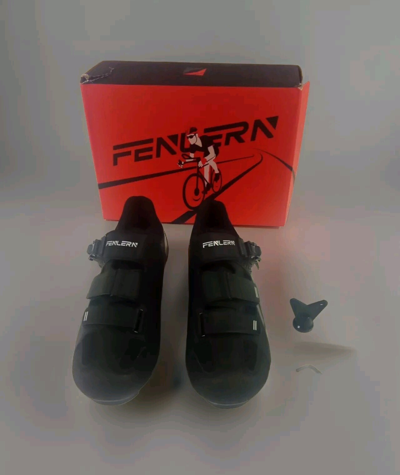1 Pair Of Mens Black Fenlern Cycling, Mountain Biking Shoes Size 12 | eBay