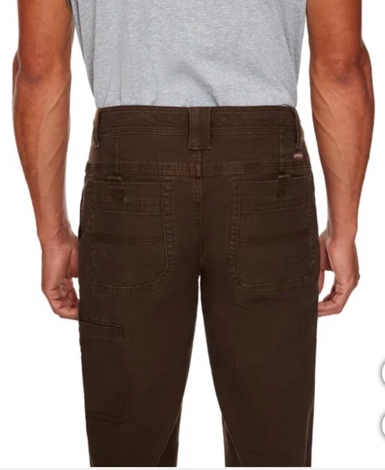 Legendary Outfitters Men's Canvas Pant Relaxed Fit Straight Leg Brown ...