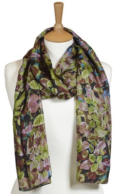 Scarf, Green Silk by Quintessential Large Ladies Luxury in Secret ...