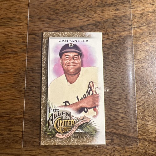 2022 Topps Allen & Ginter Roy Campanella Mini Gold Border Parallel #123 ...