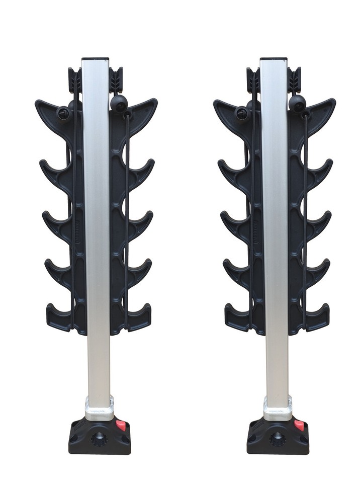 Brocraft Crappie Rod Holder/Crappie Rod Transport Rack/Boat Rod Storage ...