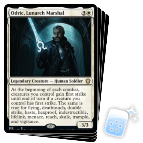 ODRIC, LUNARCH MARSHAL X4 Dominaria United: Commander Magic MTG MINT ...
