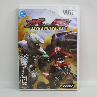 Nintendo Wii Game MX vs. ATV Untamed Complete with Case and Manual ...