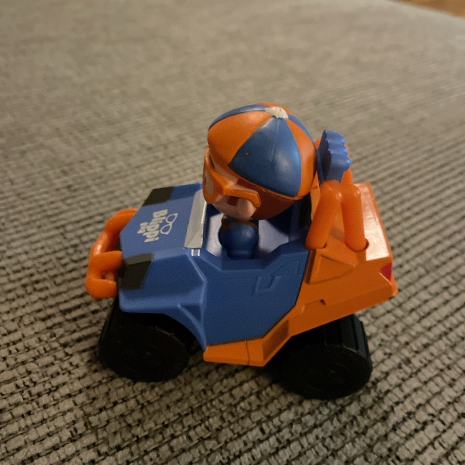 Blippi Car Toy Mini Vehicle Mobile Toy Orange Blue TV Cartoon S26 | eBay
