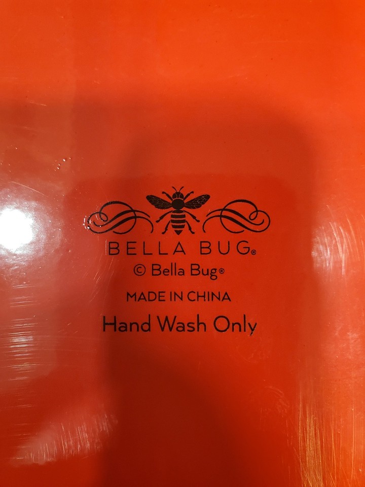 Vintage Bella Bug Red " Gimme Some Sugar" Covered Cake Carrier | eBay
